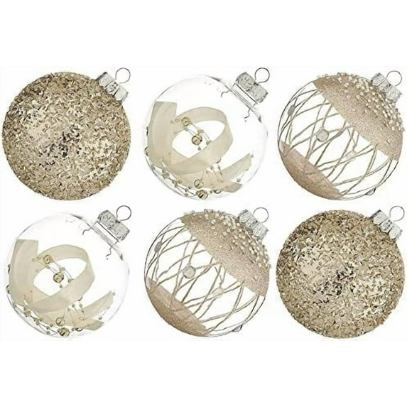 Christmas Ball Ornaments Set, Shatterproof Christmastree Decorations ...