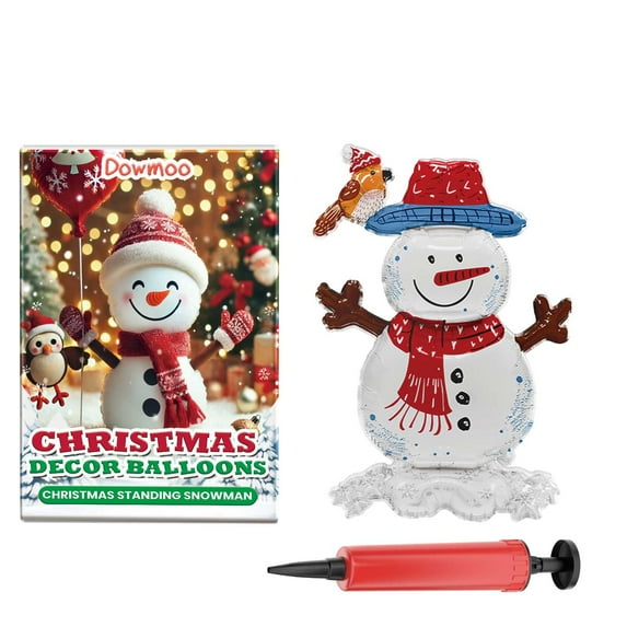 Christmas Balloon Display Set - 3D Standing Holiday Characters for ...