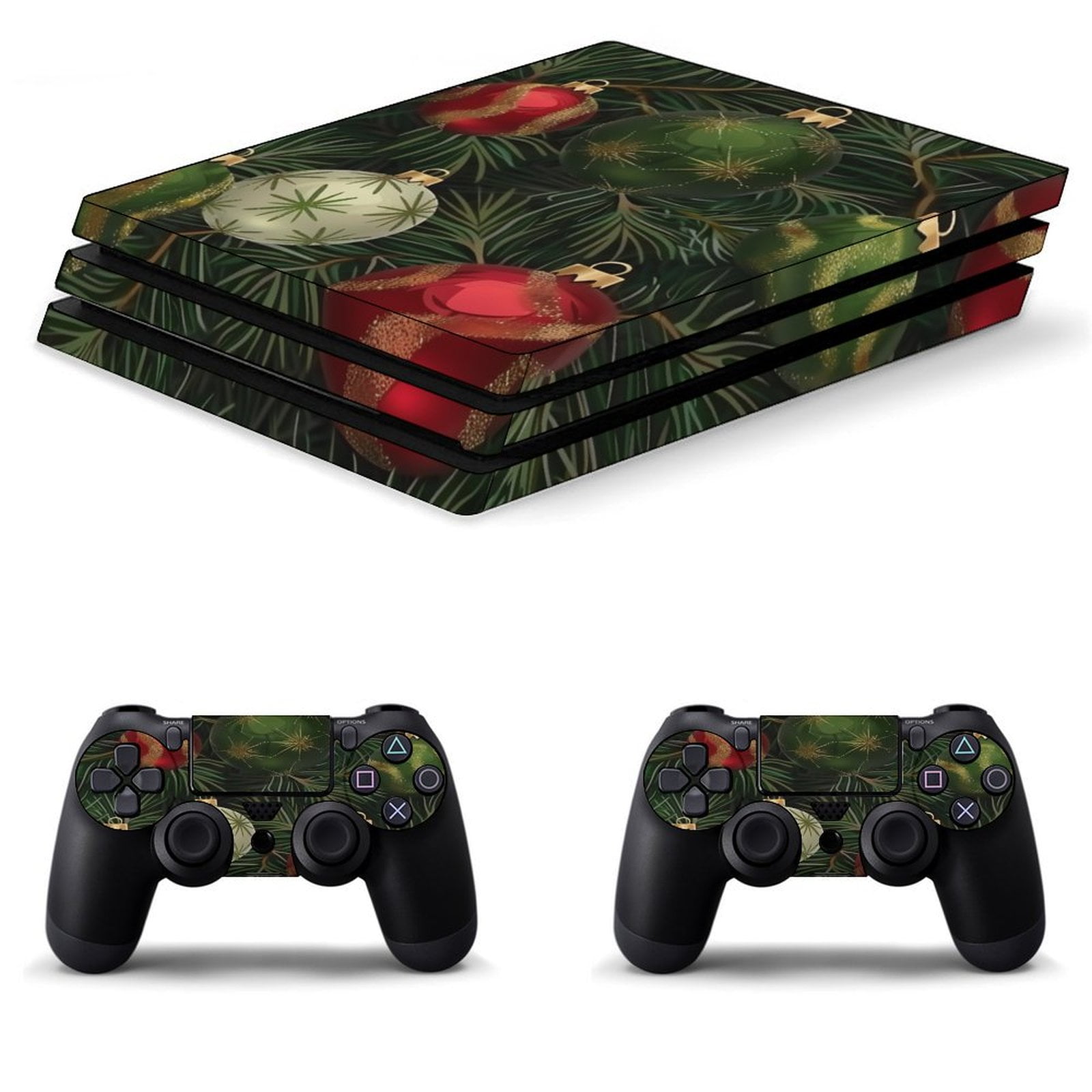 Christmas Balls Colorful PS4/PS4 Pro/PS4 Slim Skin Sticker For Console ...