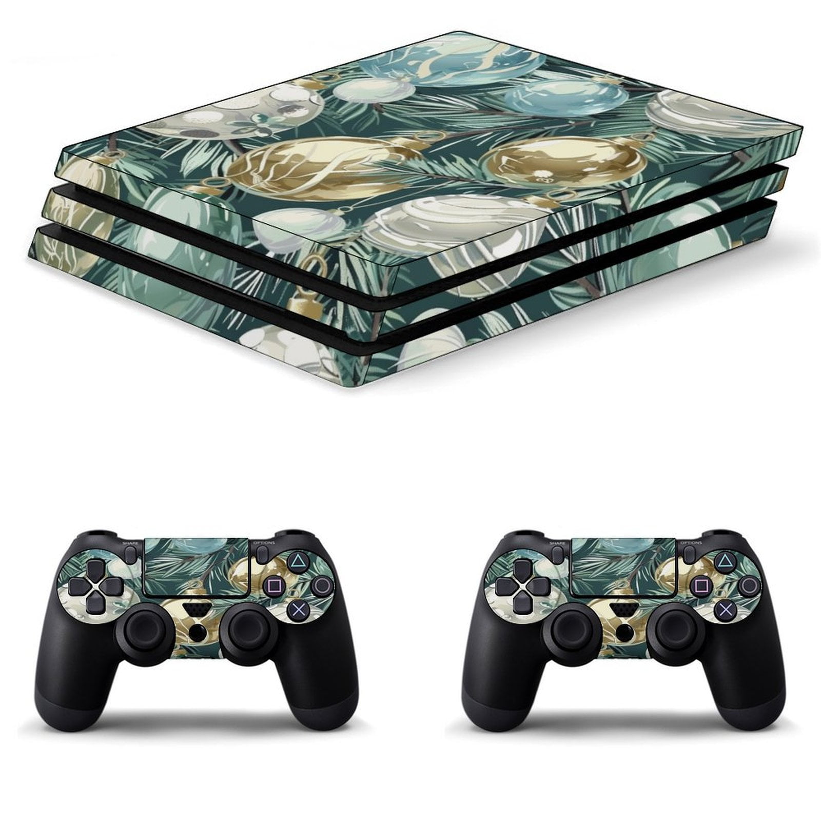 Christmas Balls Colorful PS4/PS4 Pro/PS4 Slim Skin Sticker For Console ...