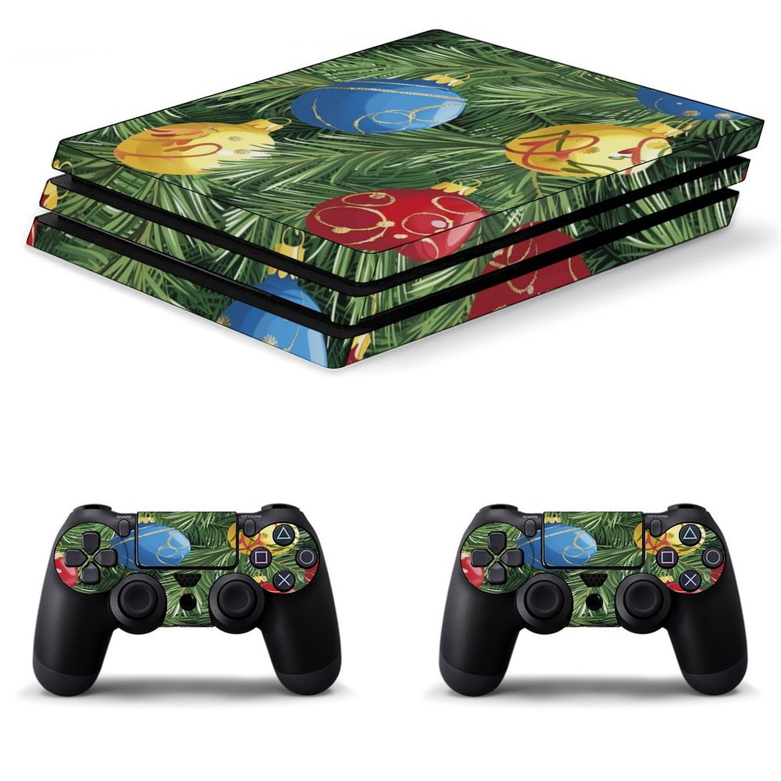 Christmas Balls Colorful PS4/PS4 Pro/PS4 Slim Skin Sticker For Console ...