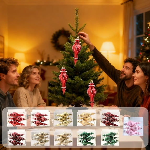 Christmas Balls Gift Box under $5! Bzdzmqm 3pc Christmas Balls Gift Box ...