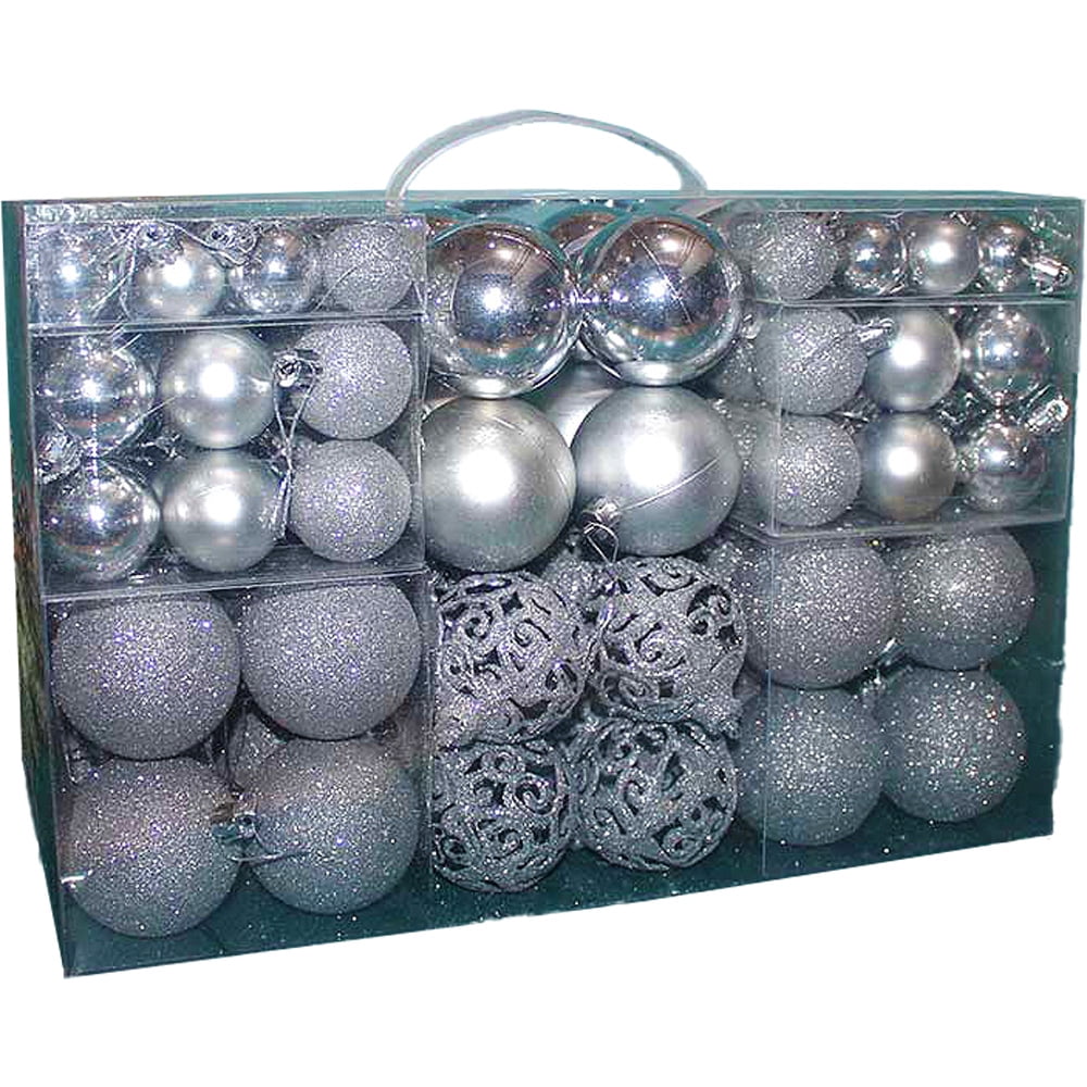 Christmas Balls Tree Ornament Set，Assorted Christmas Tree Ball ...