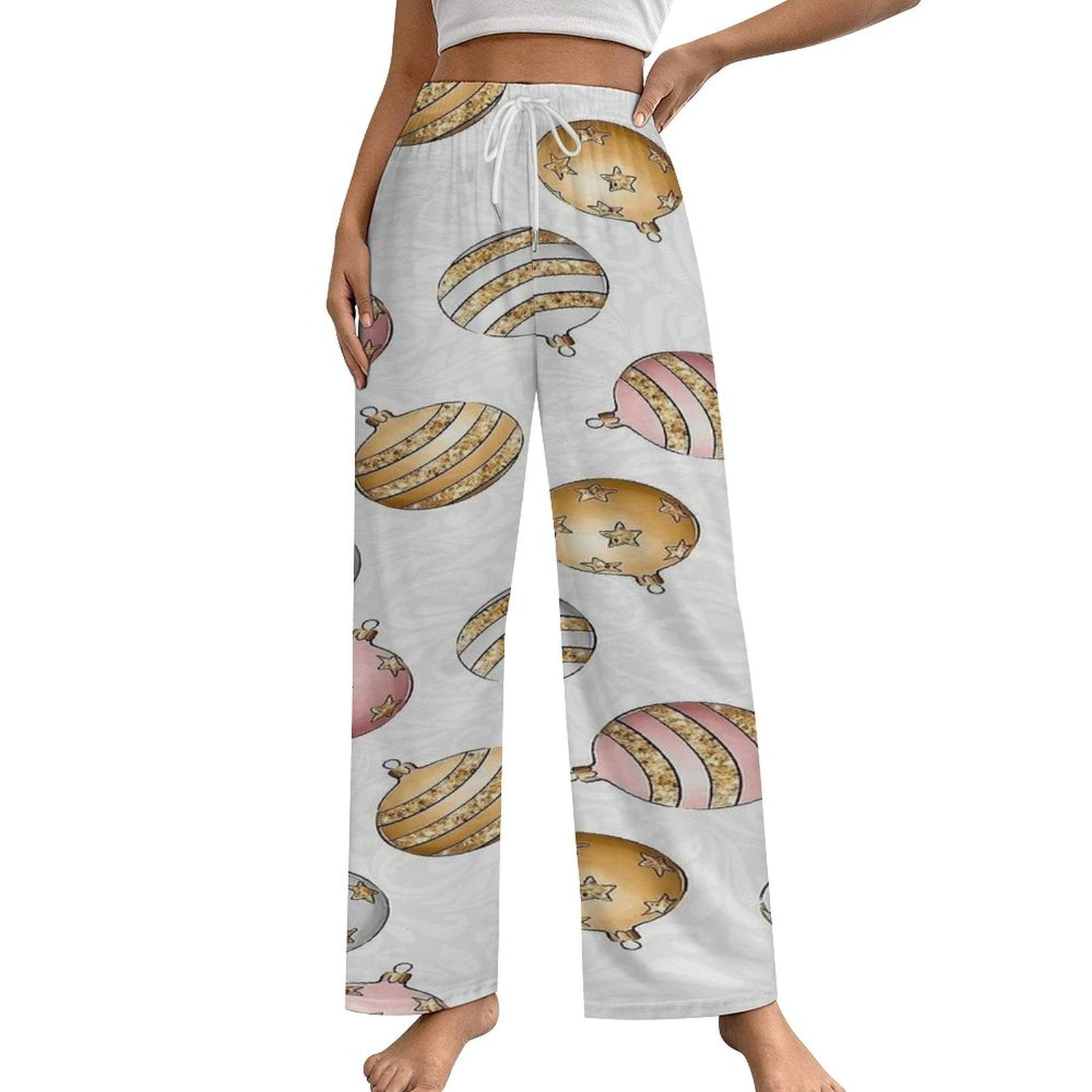 Christmas Balls Women's Pajamas Pajama Pants Women's Sleepwear Lounge ...