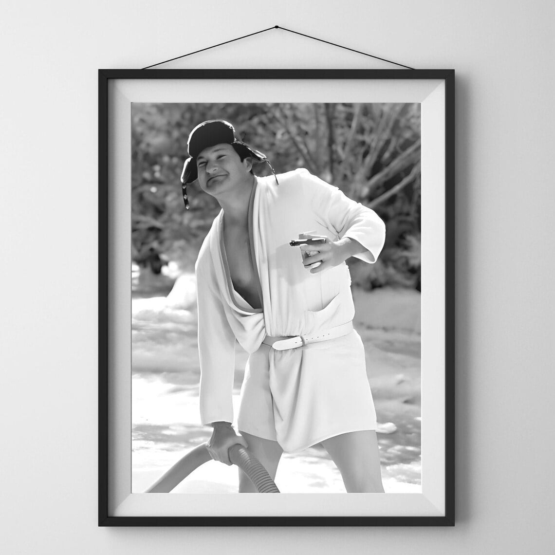 Christmas Bathroom Decor Funny Movie Poster Print Digital Oil Painting ...