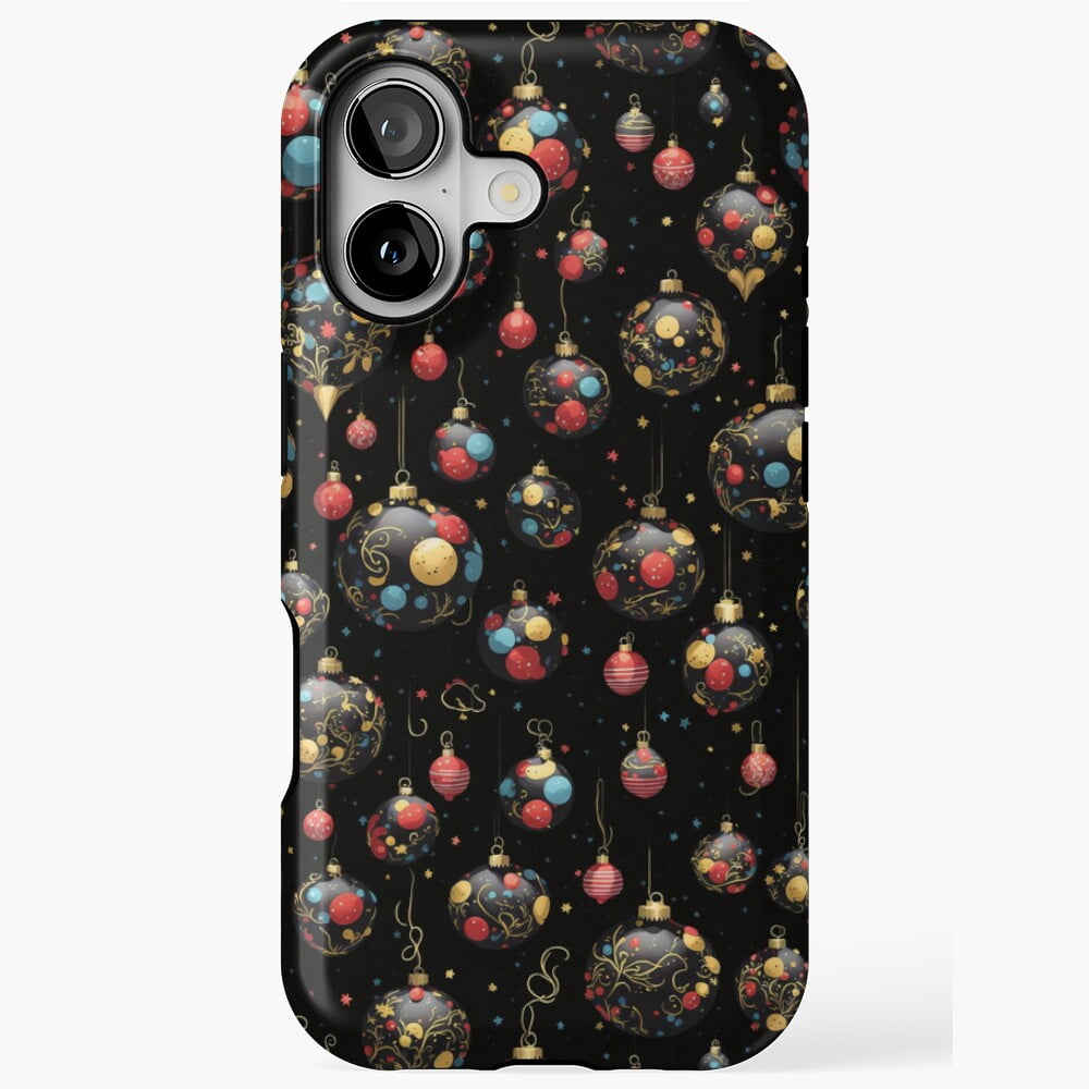 Christmas Bauble Pattern Festive Holiday Design Case for iPhone 17 to ...
