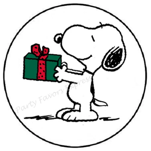 Christmas Beagle Stickers Party Favors Phone Decal Water Bottle ...