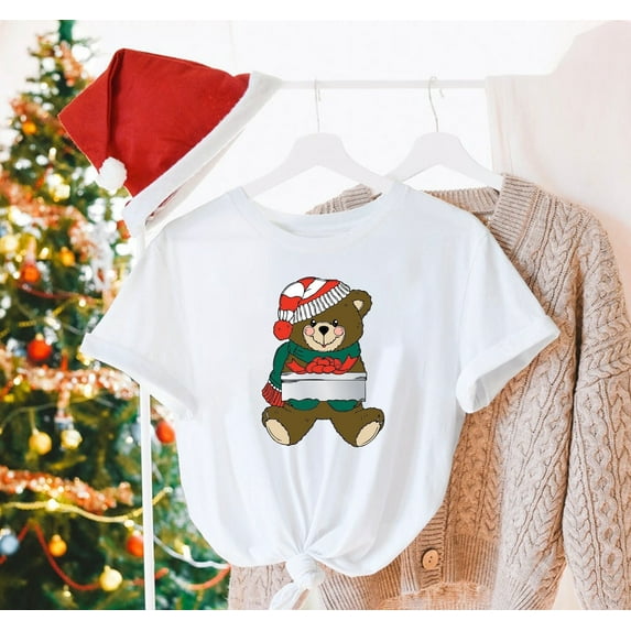 Christmas Bear Shirt, Cute Bear Shirt, Funny Christmas Shirt, Christmas ...