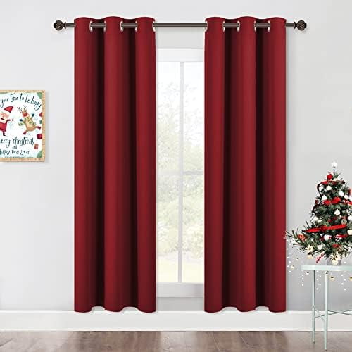 Christmas Bedroom Curtain Panels Blackout Draperies, Home Decorations ...