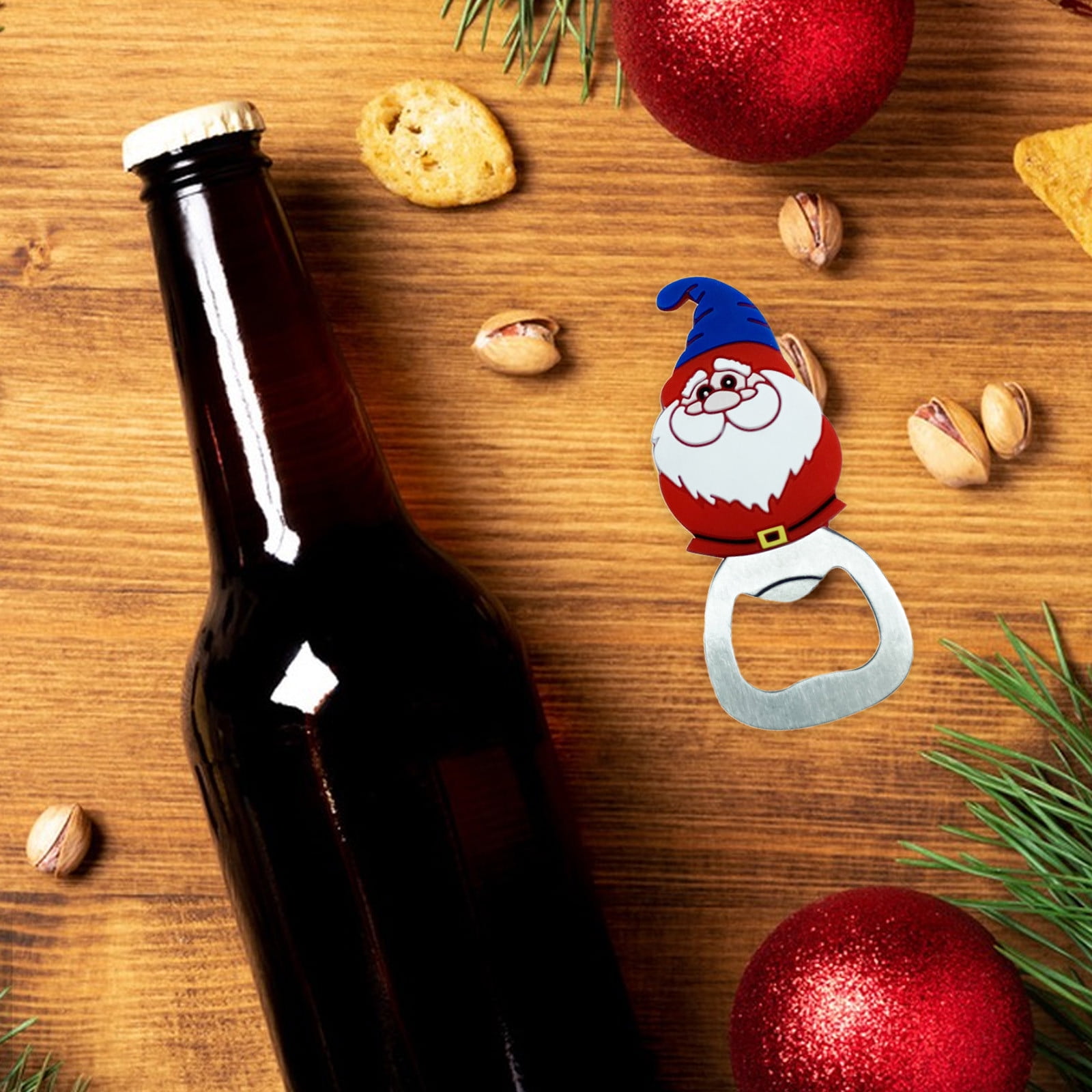 Christmas Beer Bottle Opener,Wine Opener Magnetic Refrigerator Stickers ...