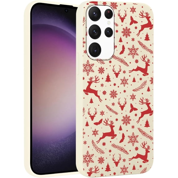 Christmas Beige Print Phone Case for Samsung Galaxy A15 5G 6.5 ...