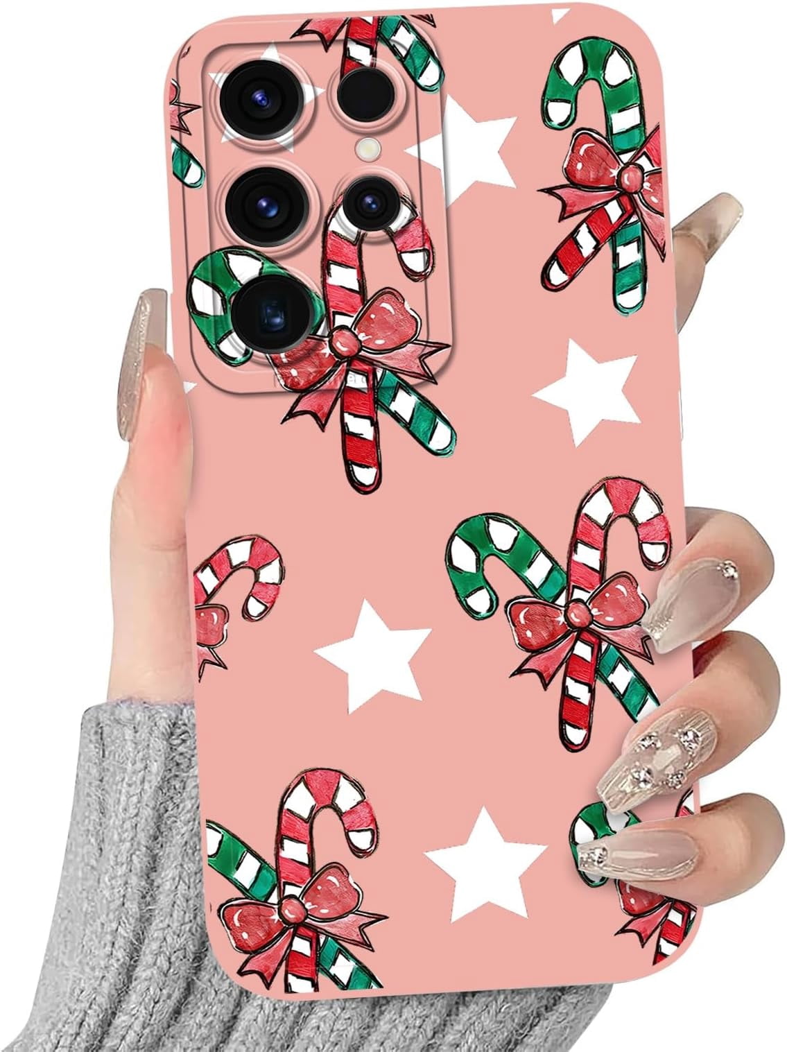 Christmas Beige Print Phone Case for Samsung Galaxy S24+ 5G 6.7", with ...