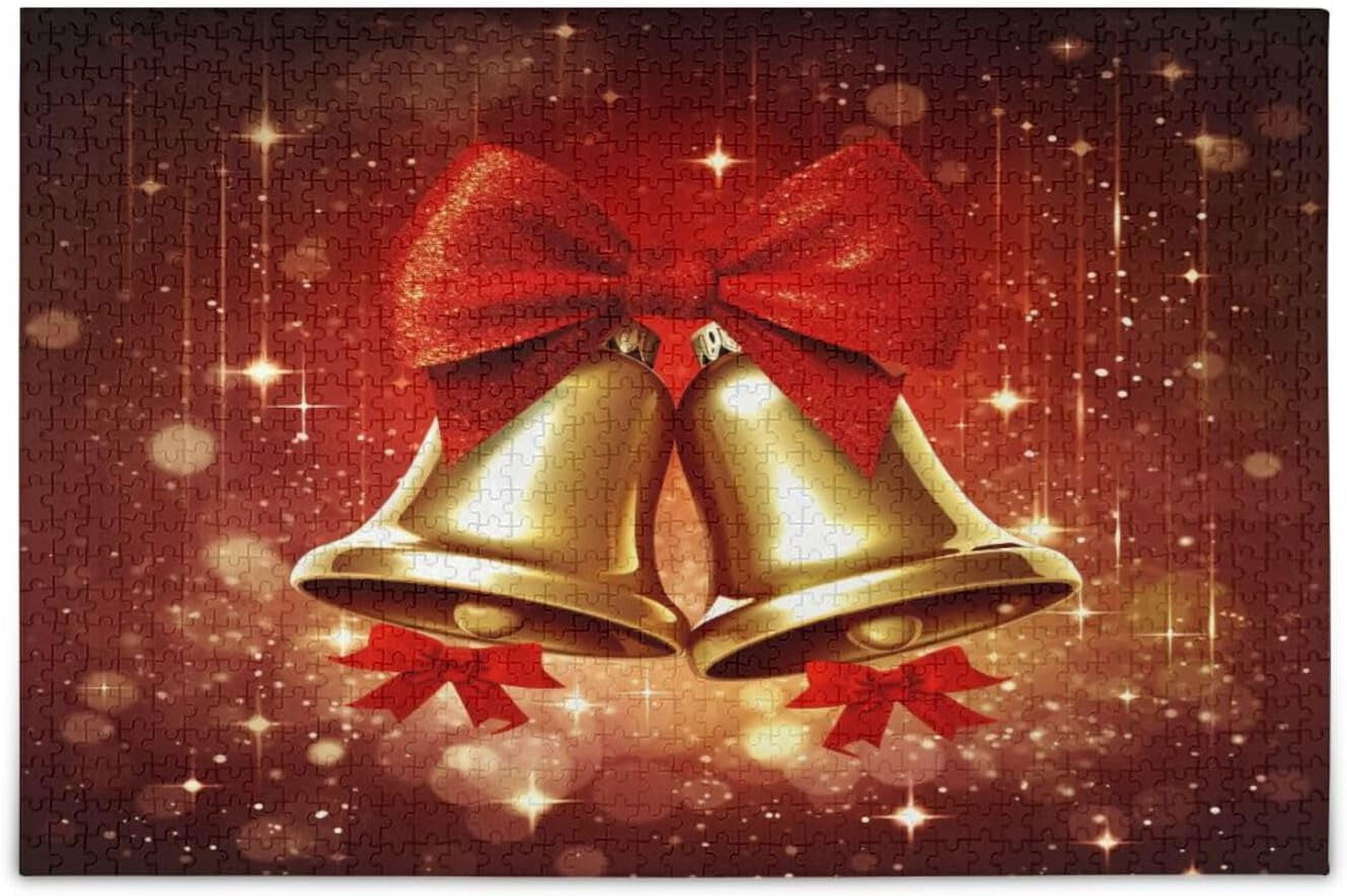 Christmas Bell Jigsaw Puzzle 1000 PiecesDie-Cut Puzzle Pieces Are Easy ...