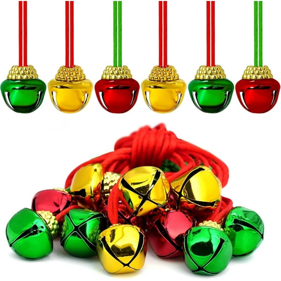 Christmas Bell Necklace Christmas Jingle Bells Necklace Gifts for Women ...