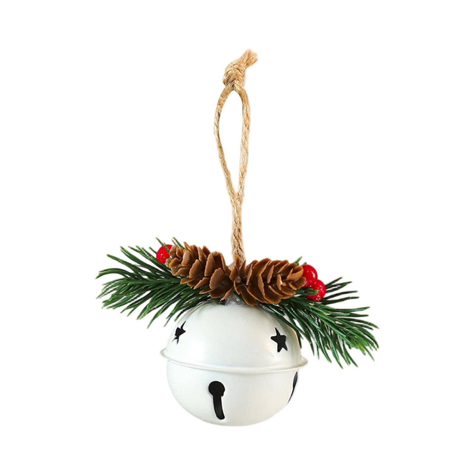 Christmas Bell Ornaments Xmas Tree Hanging Decorations Large Size Bells ...