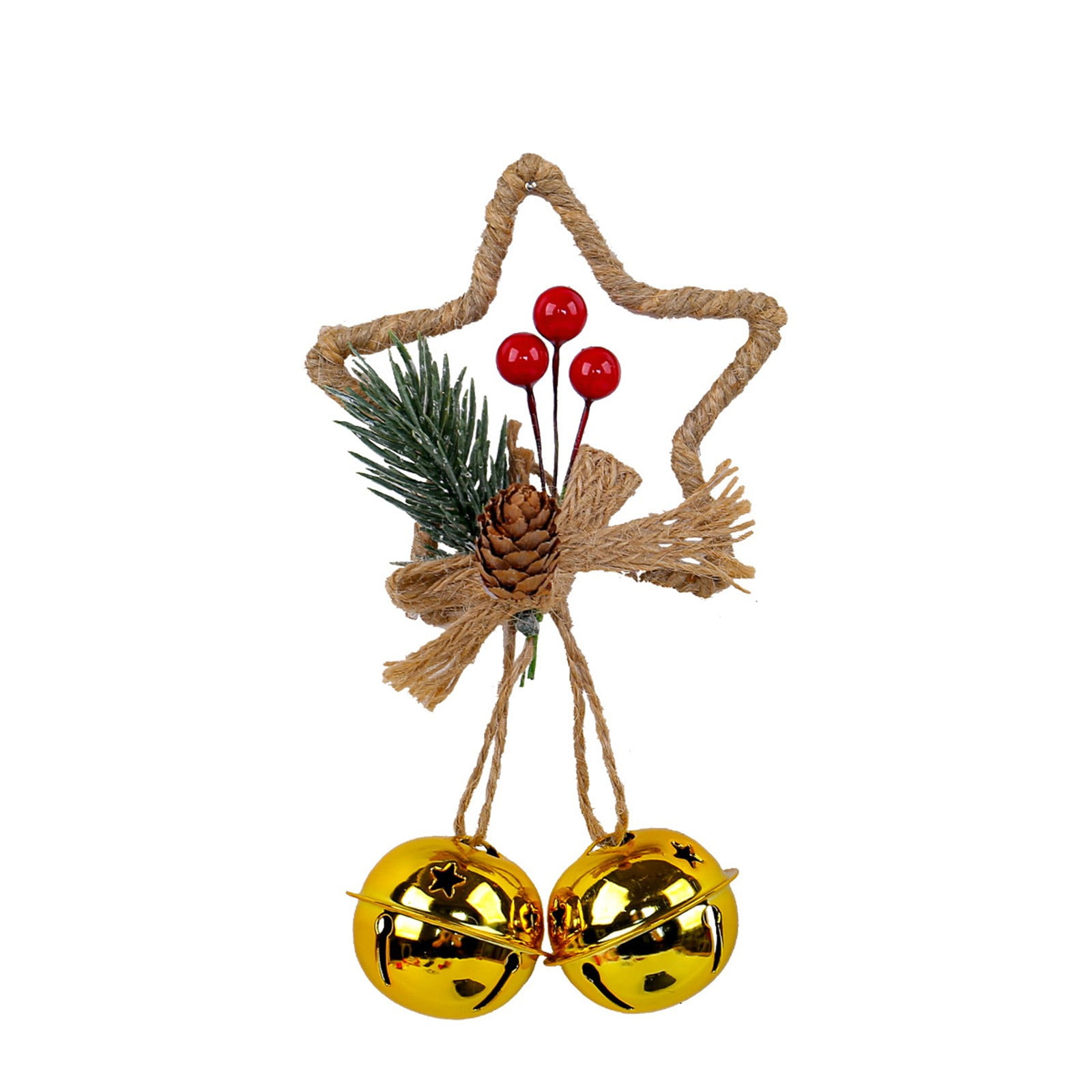 Christmas Bells Decoration For Festive Decor Featuring Metal Bells And ...