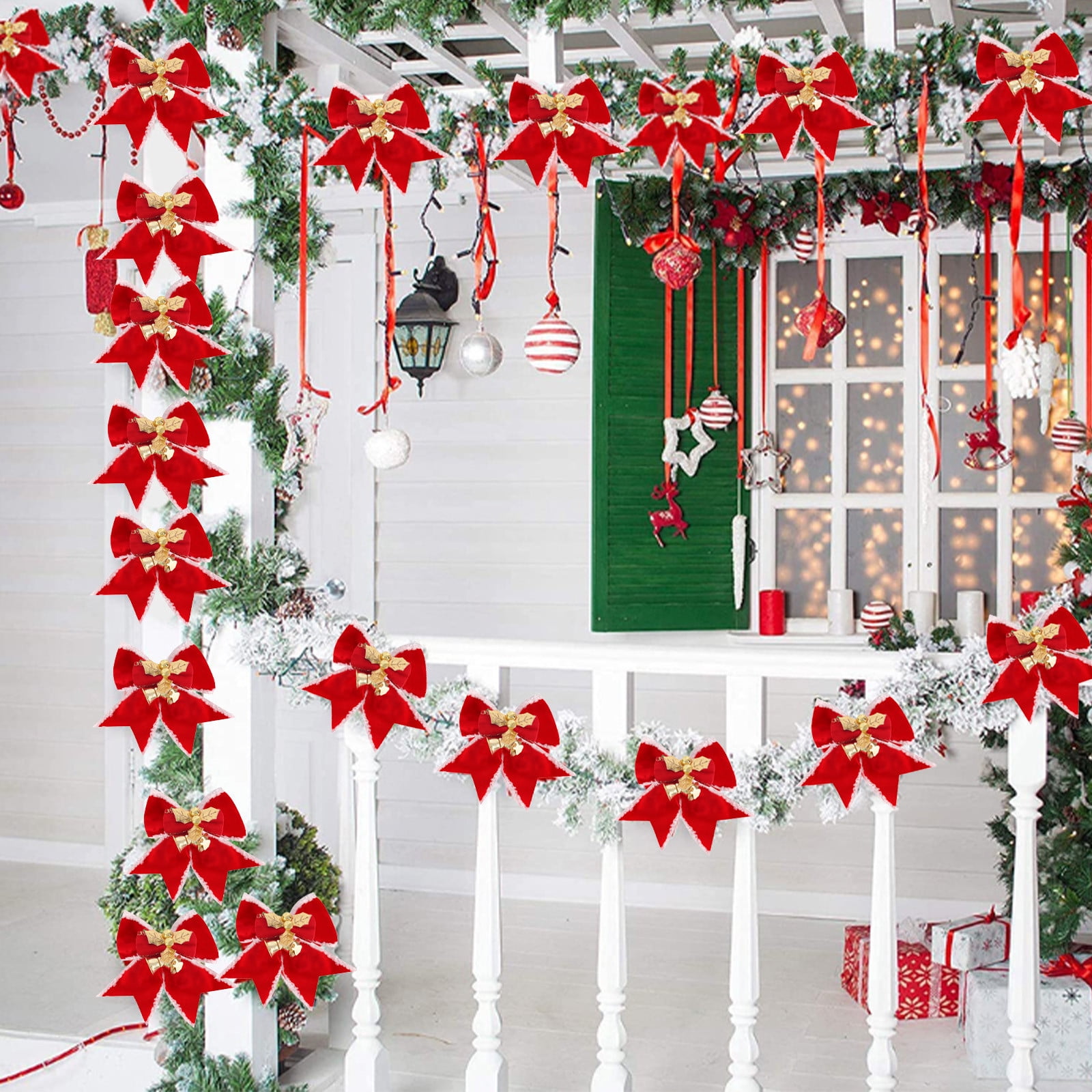 Christmas Bells Decorations,Hanging Decorative Bells for Christmas ...