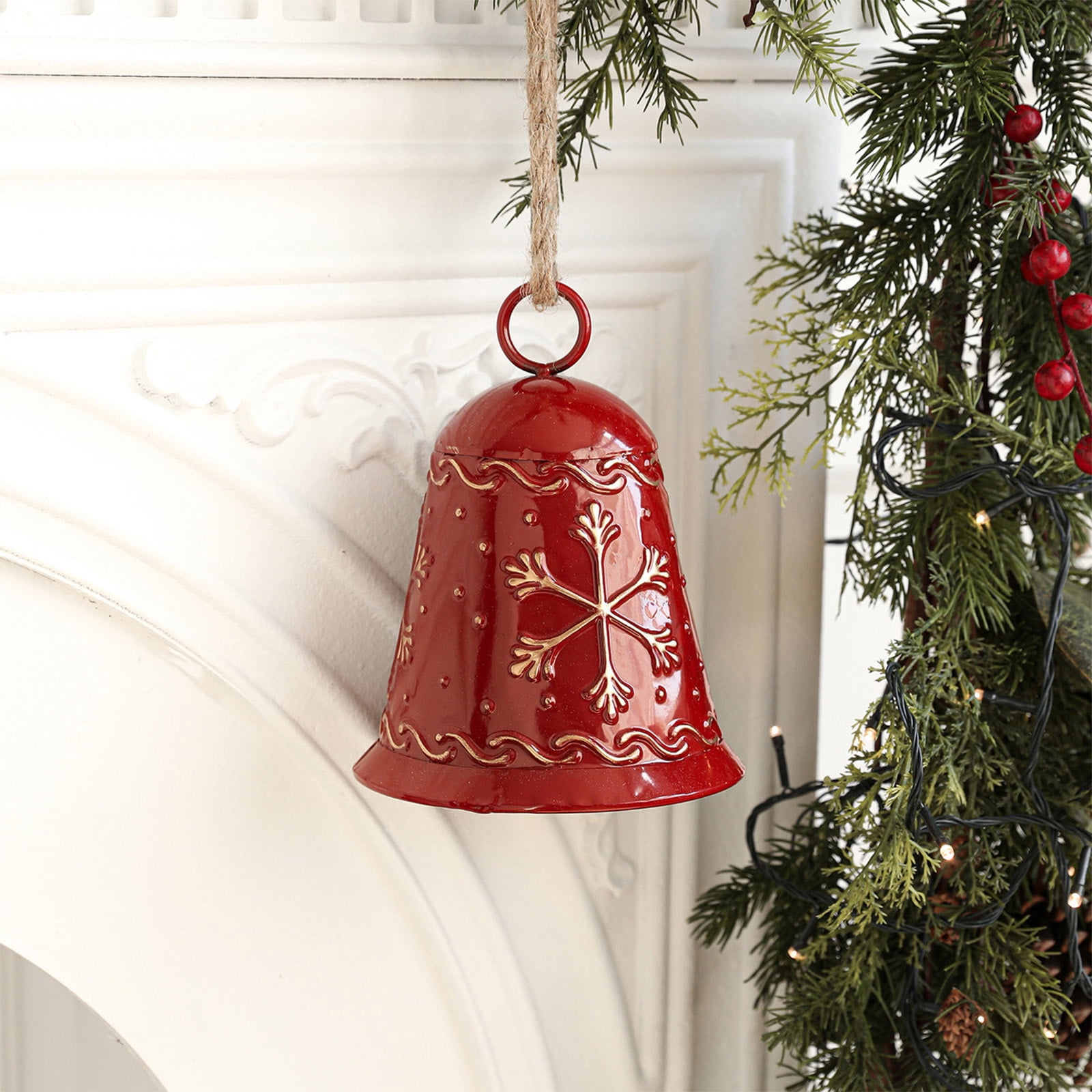 Christmas Bells Iron Decorations, Holiday Tree Ornaments, Festive ...