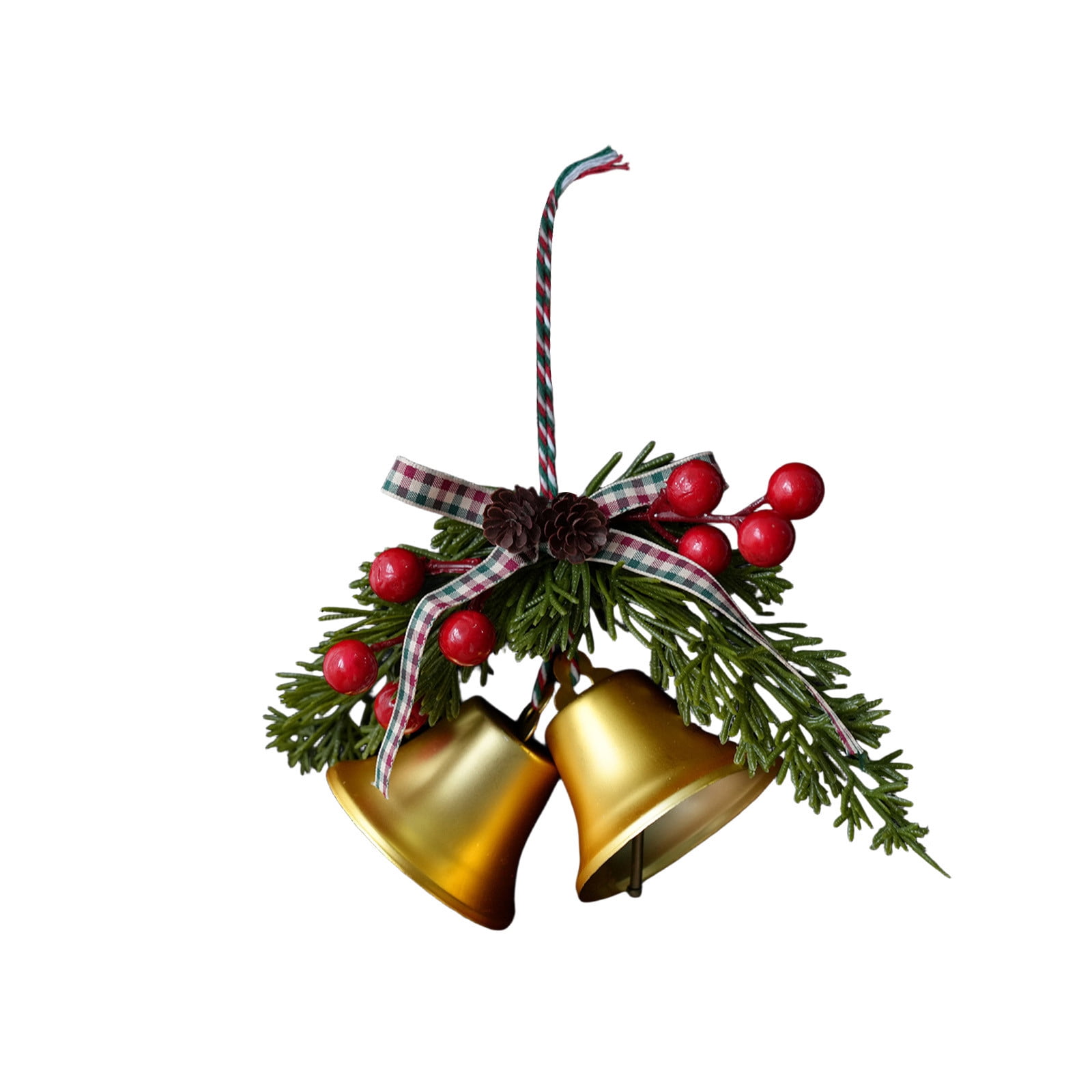 Christmas Bells, Tree Hanging Ornament Metal Jingle Bells for Christmas ...