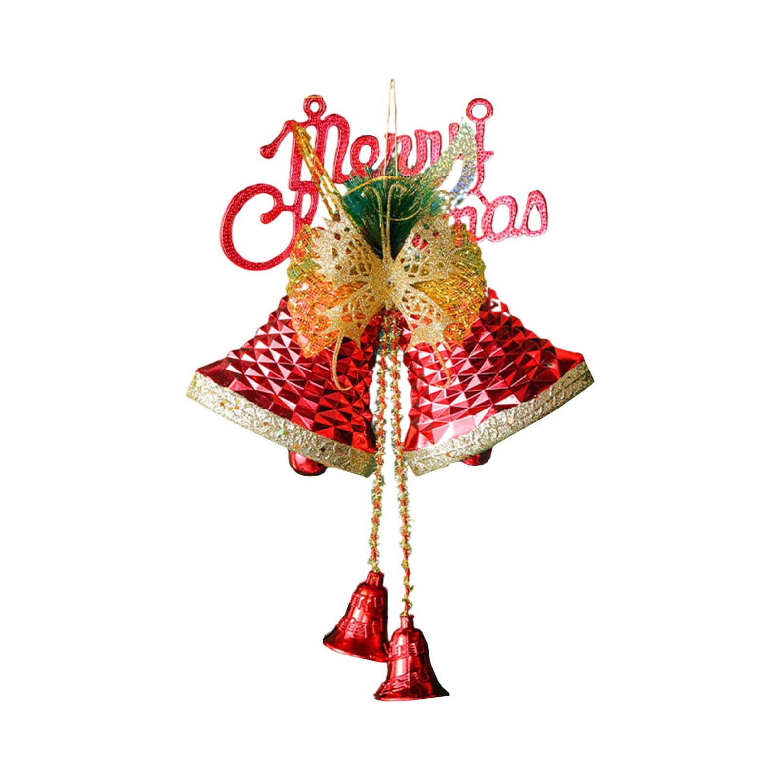 Christmas Bells for Decoration– Rustic Hanging Bells for Tree ...