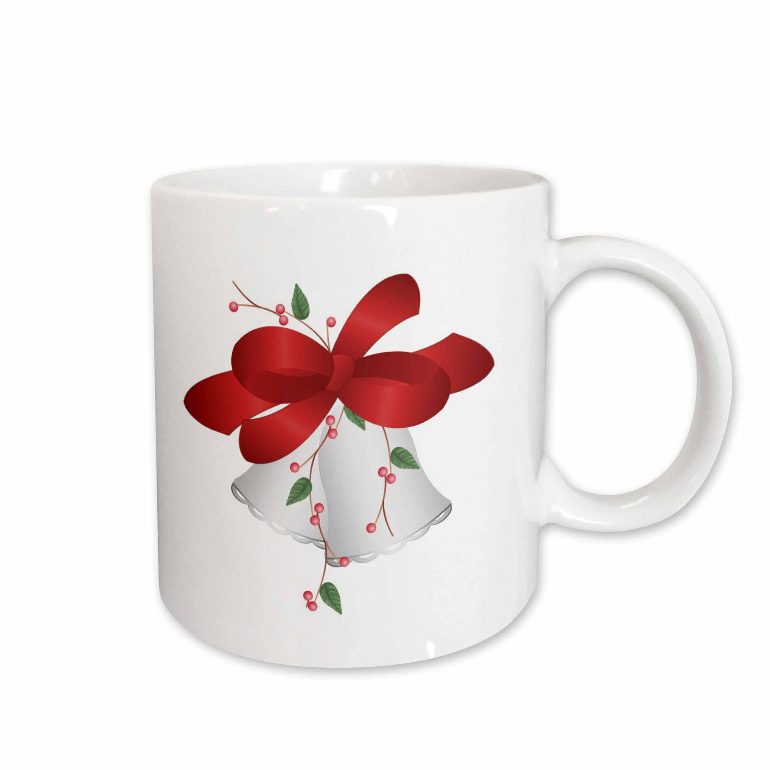 Christmas Bells with Berries and Bow 11oz Mug mug-35825-1 - Walmart.com