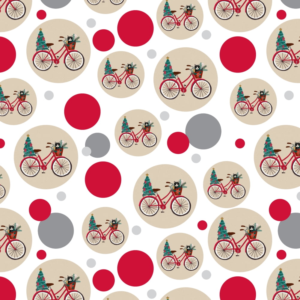 Bicycle Gift Wrapping Paper