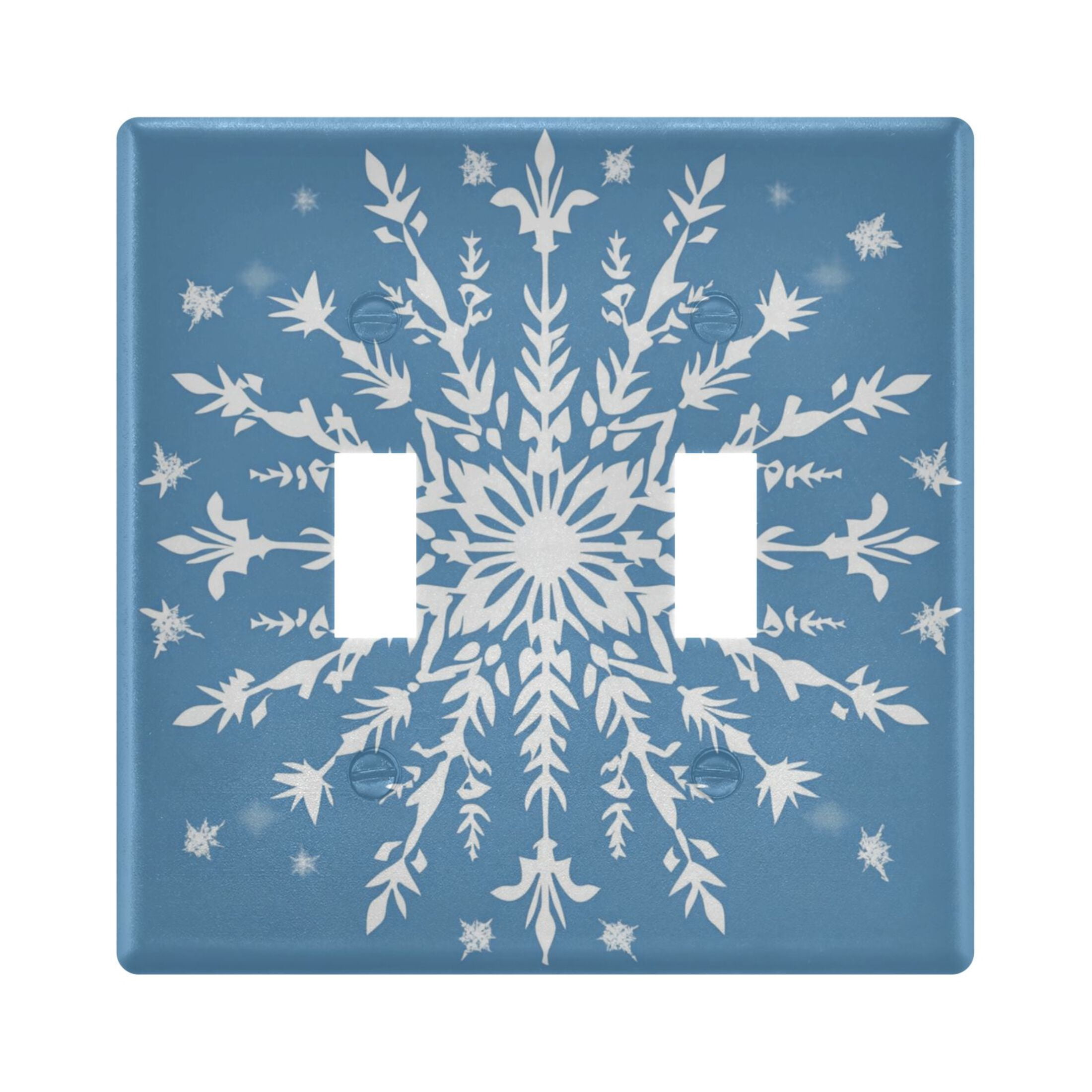 Christmas Big Snowflakes Light Switch Cover Electrical Outlet Cover ...