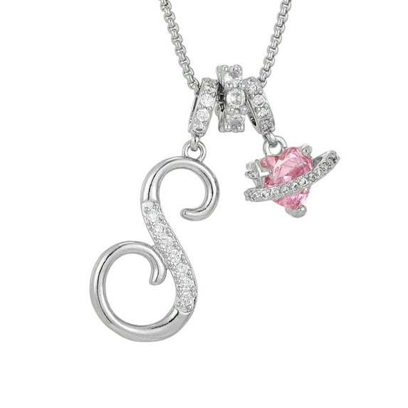 Christmas Birthday Gifts for Women, Silver Initial Necklaces, Layering ...