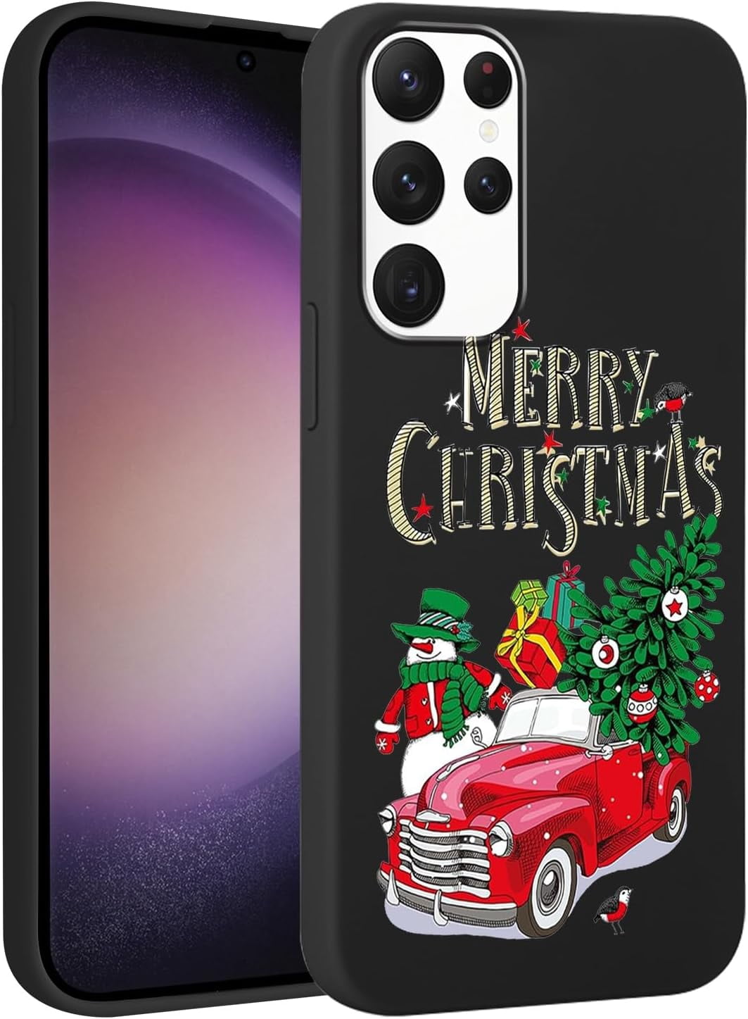 Christmas Black Print Phone Case for Samsung Galaxy A35 5G 6.6", with ...