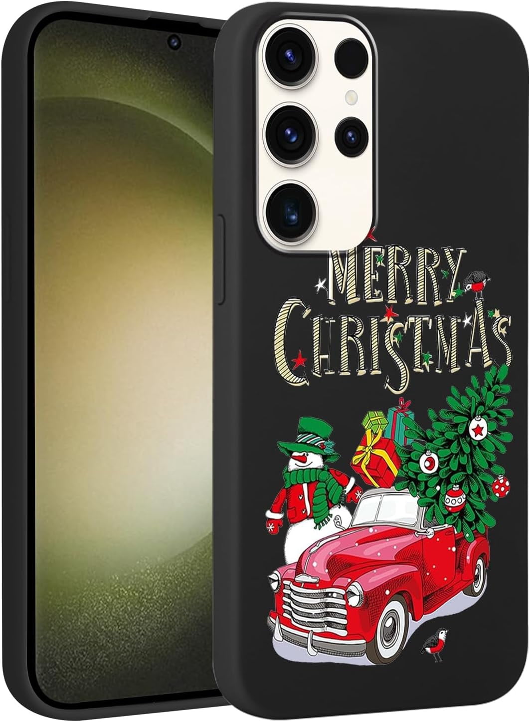 Christmas Black Print Phone Case for Samsung Galaxy S21 Ultra 5G 6.8 ...