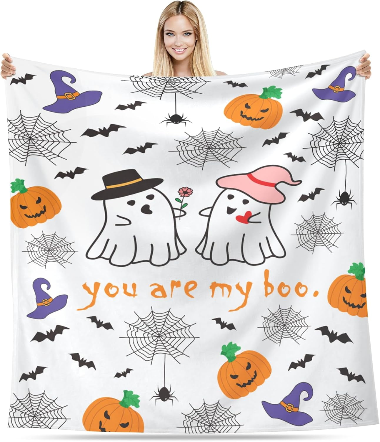 Christmas Blanket and Throw, Pumpkin Blanket, Valentines Gifts for Him ...