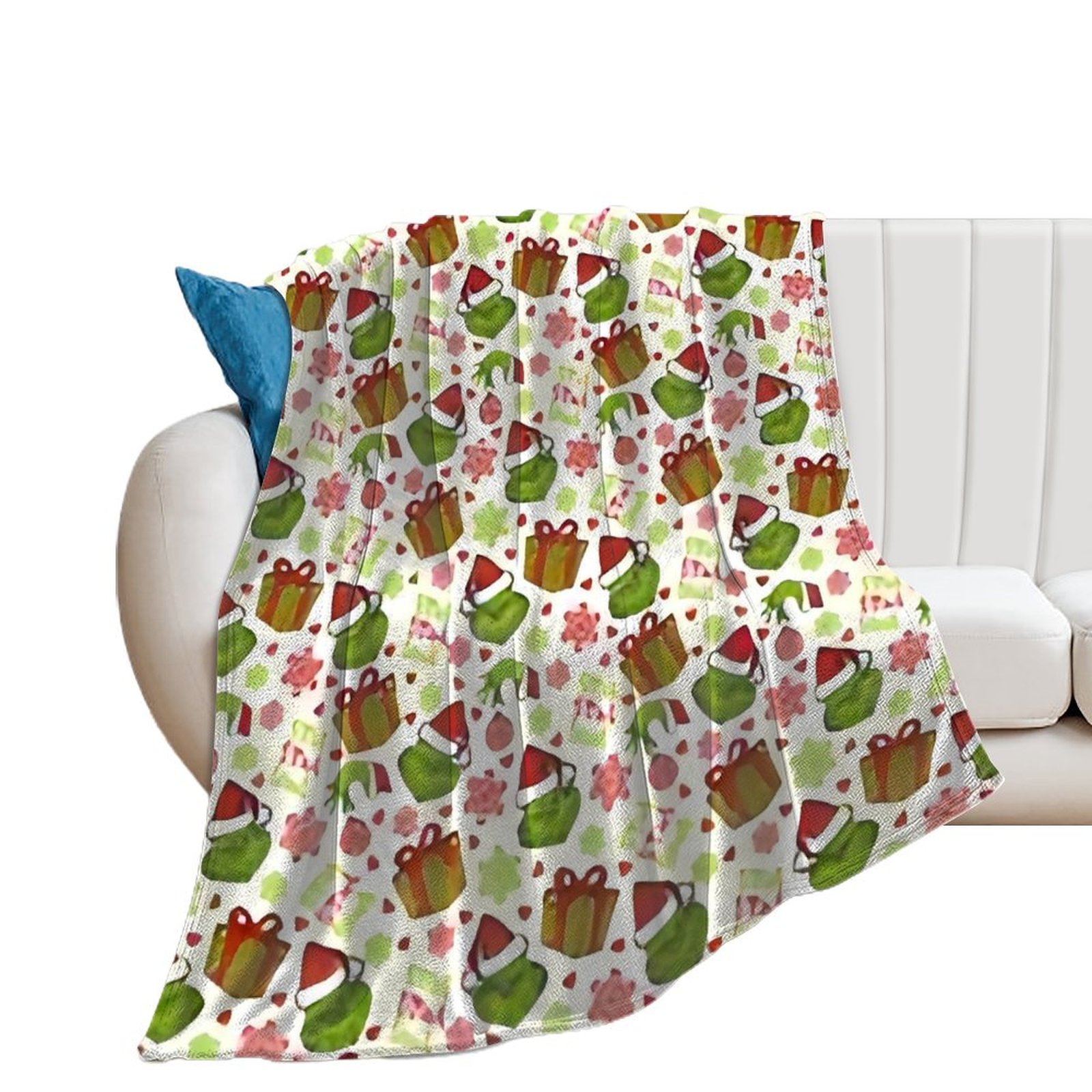 Christmas Blankets Christmas G.rinch Throw Blanket Christmas G.rinch ...