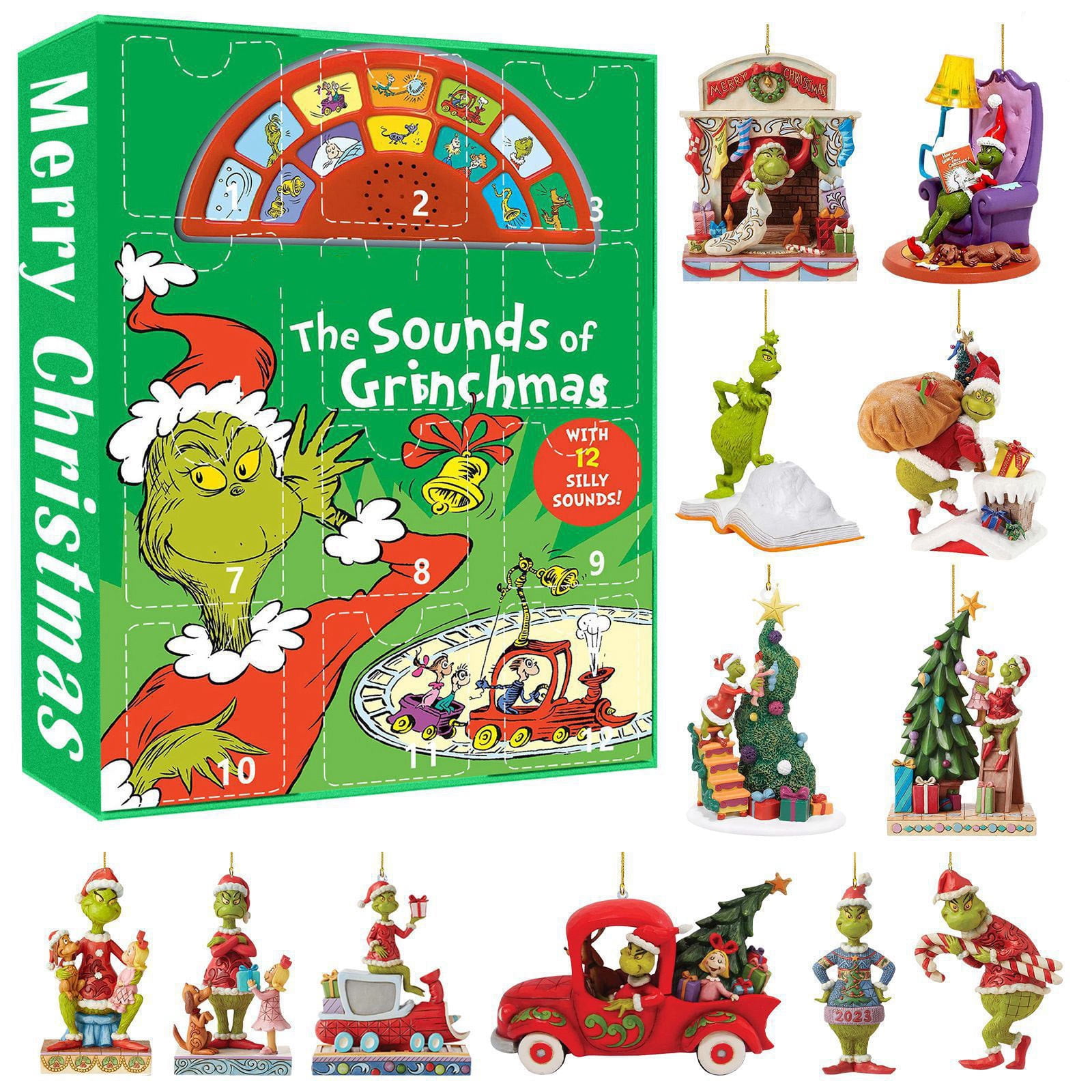 Christmas Blind Box The Grin-ch-Themed Puzzle & Ornament Set for ...