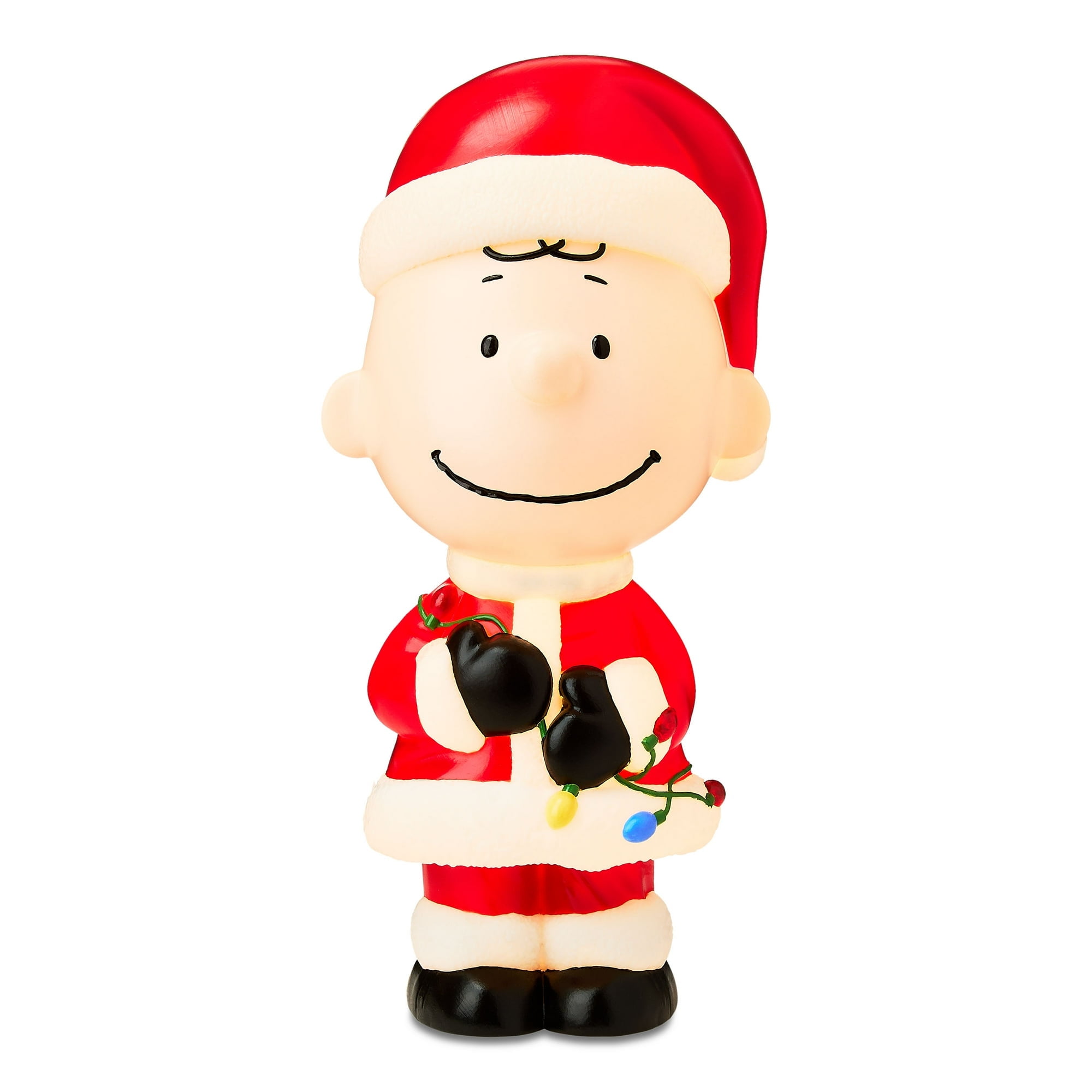 Christmas Blow Mold Outdoor Decor Charlie Brown Santa Peanuts , 22 inch ...