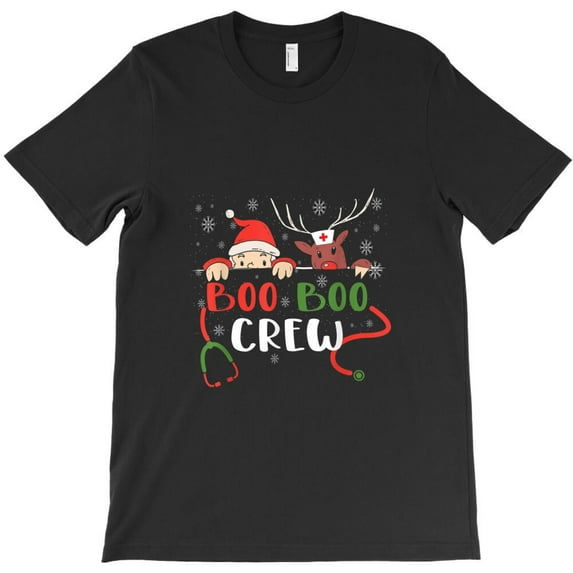 Christmas Boo Boo Crew Themed Funny Xmas Nursing Reindeer Nurse Squad ...