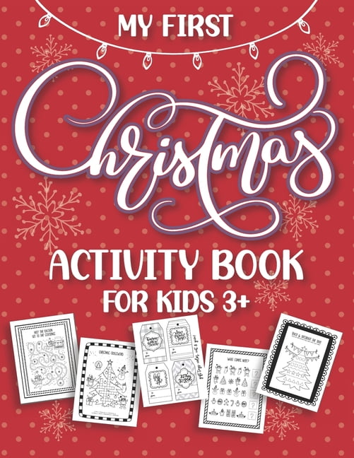 Christmas Books for Kids: My First Christmas Activity Book: Fun and ...
