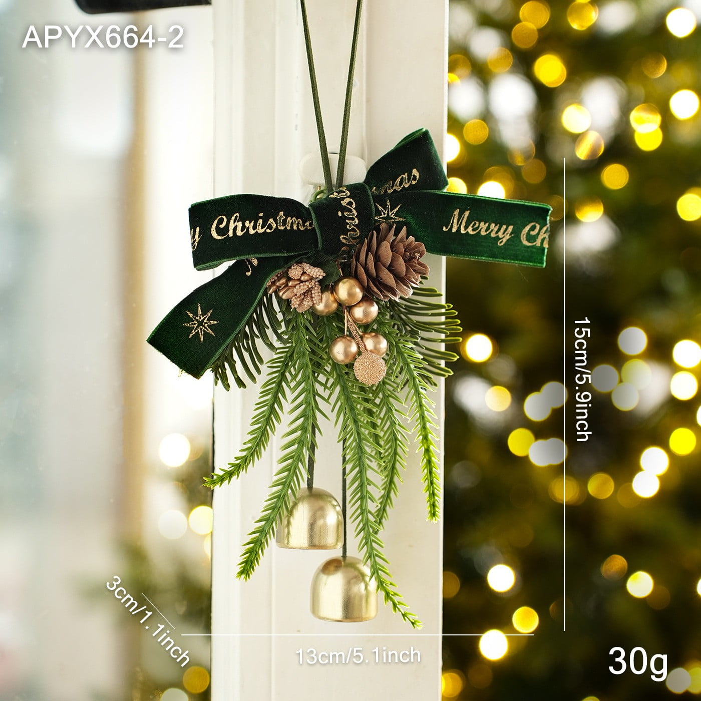 Christmas Bow Ornament Pendant | Handcrafted Velvet & Knitted Bows ...