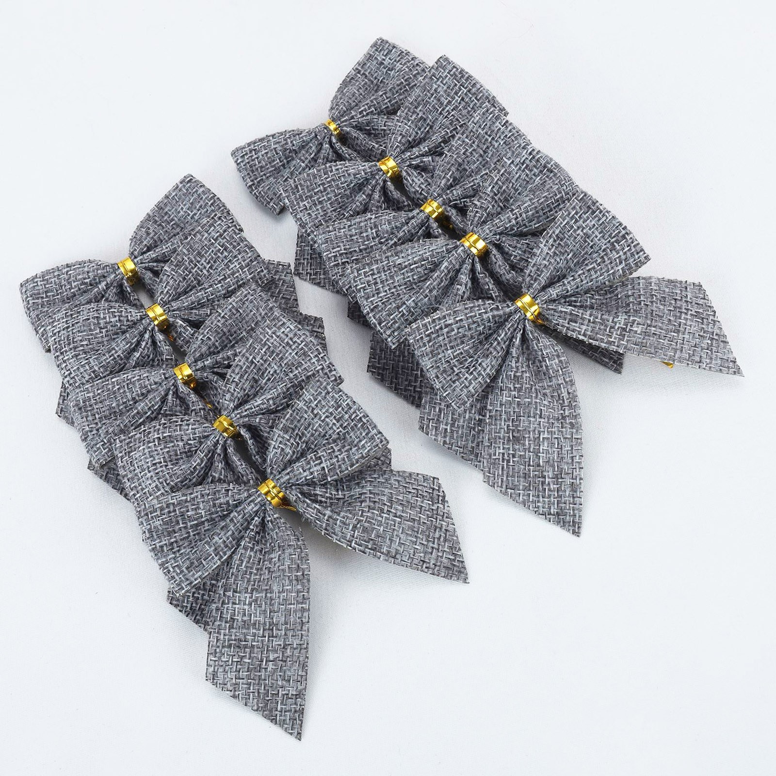 Christmas Bows Decorations 10PCS Set, Various Style Xmas Tree Ornaments ...