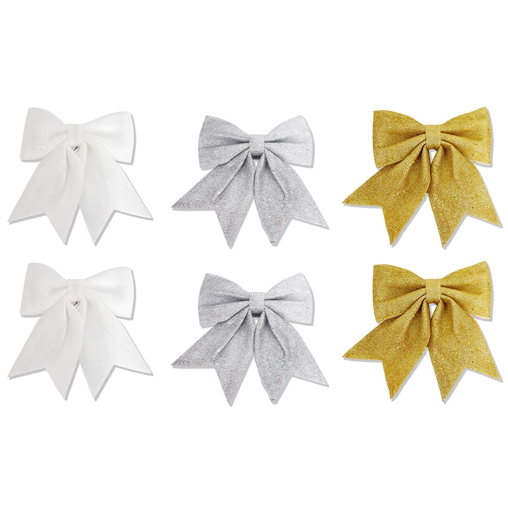 Christmas Bows For Decoration Gift Christams Baskets Decor Wedding ...