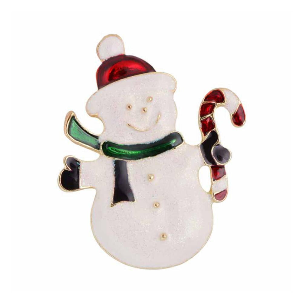 Christmas Brooch Pins for Women,Rhinestone Crystal Christmas Pin ...