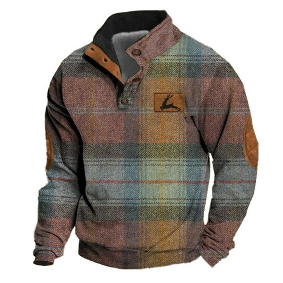 Christmas Buckle Sweatshirt Men's 3D Print Autumn Winter Printed ...