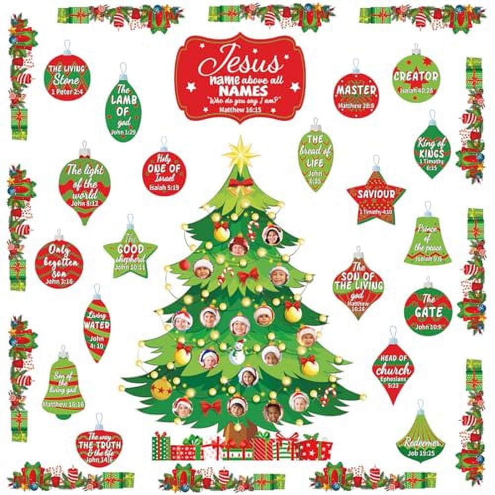 Christmas Bulletin Board Decorations Nativity Bulletin Board Set Names ...