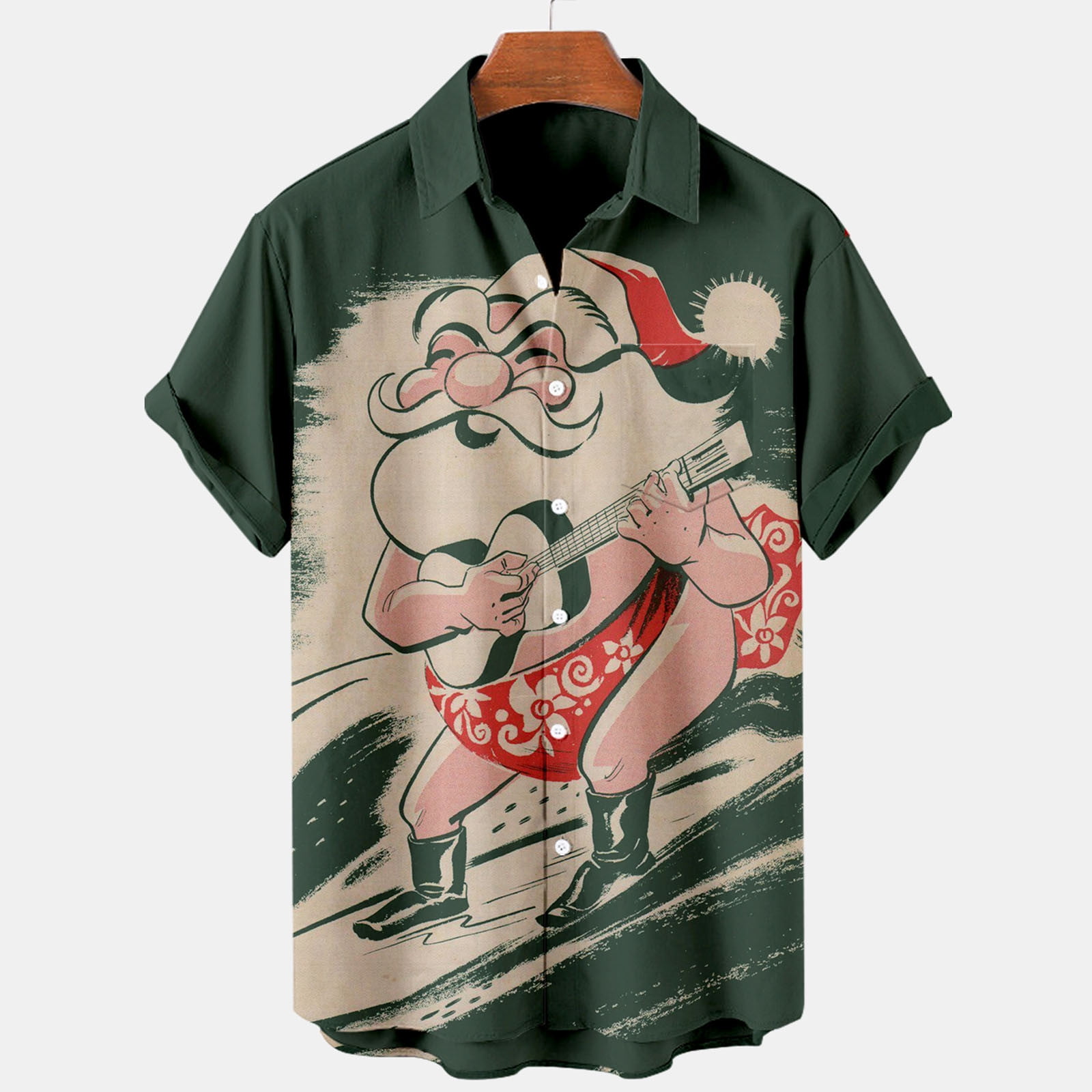 Christmas Button Down Shirts for Men,Mens Christmas Shirt Hawaiian ...