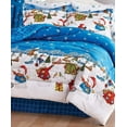Christmas Cabin Snowman Winter Wonderland Twin Comforter Set (6 Piece ...