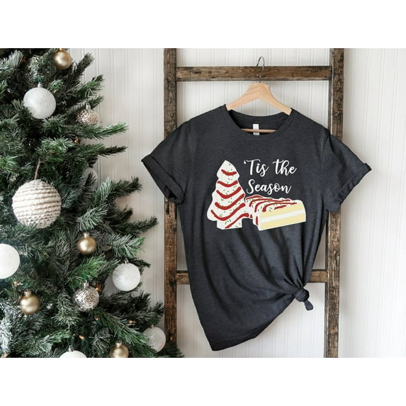 Christmas Cake Shirt,Tis The Season Christmas Shirt,Christmas Tree ...