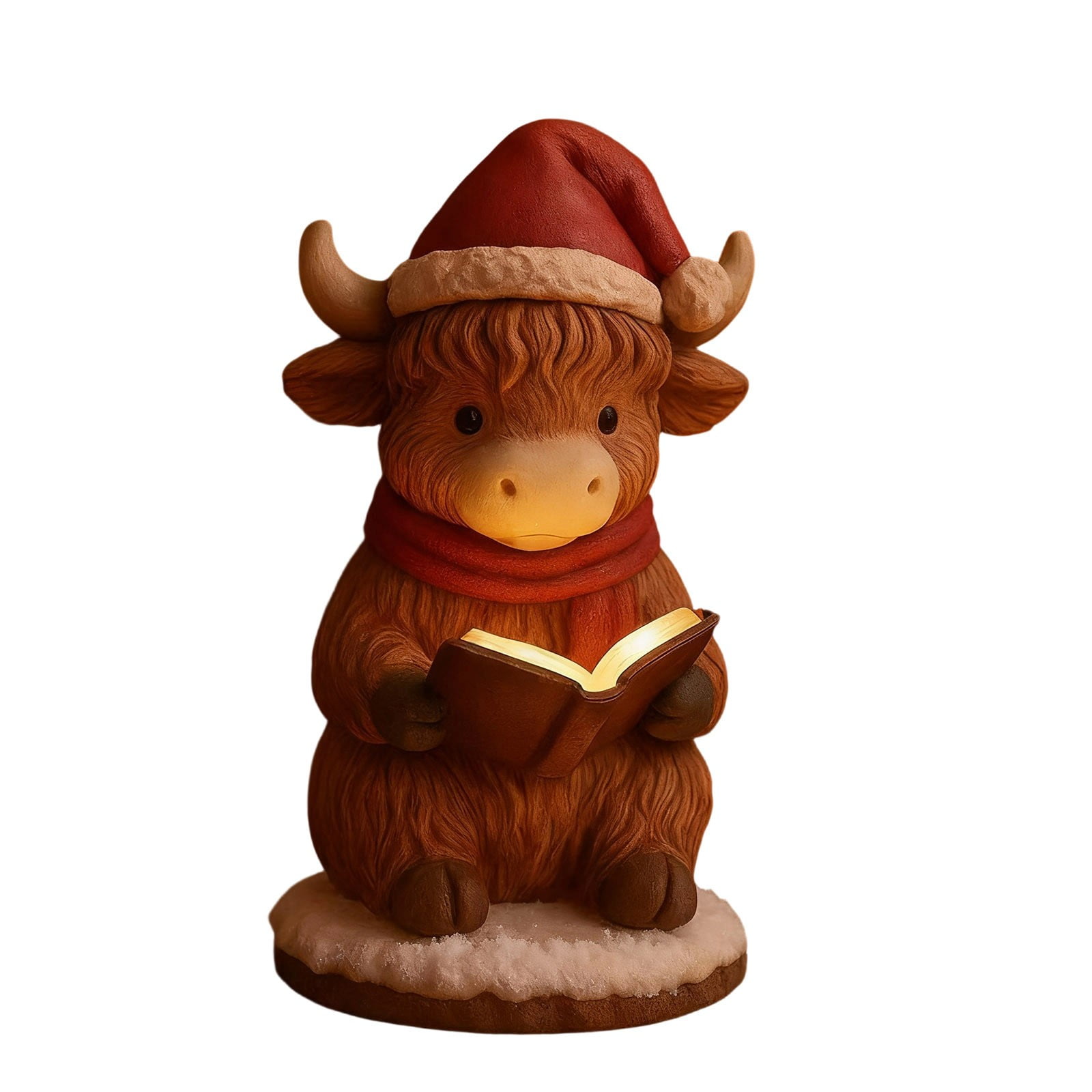 Christmas Calf Night Light Tabletop Decoration Pre-Lit Cute Calfs ...