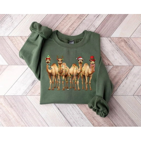 Christmas Camel True Story Ugly Sweatshirt, Camel Animal Lover Holiday ...