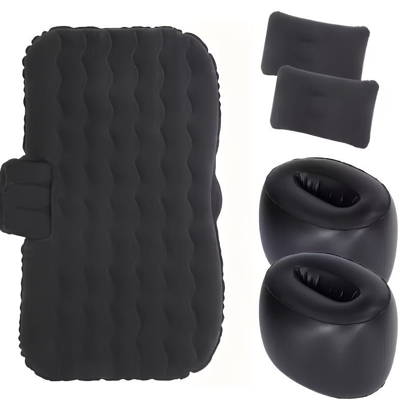 Christmas Camping Must-Have: Rectangular PVC Flocked Inflatable Car Bed ...