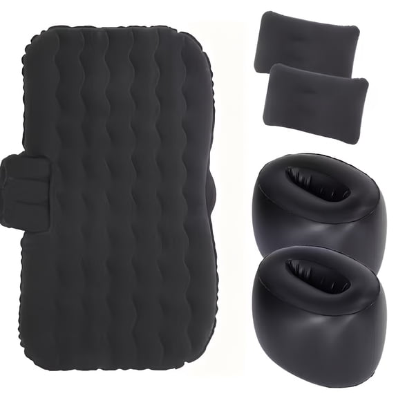 Christmas Camping Must-Have: Rectangular PVC Flocked Inflatable Car Bed ...