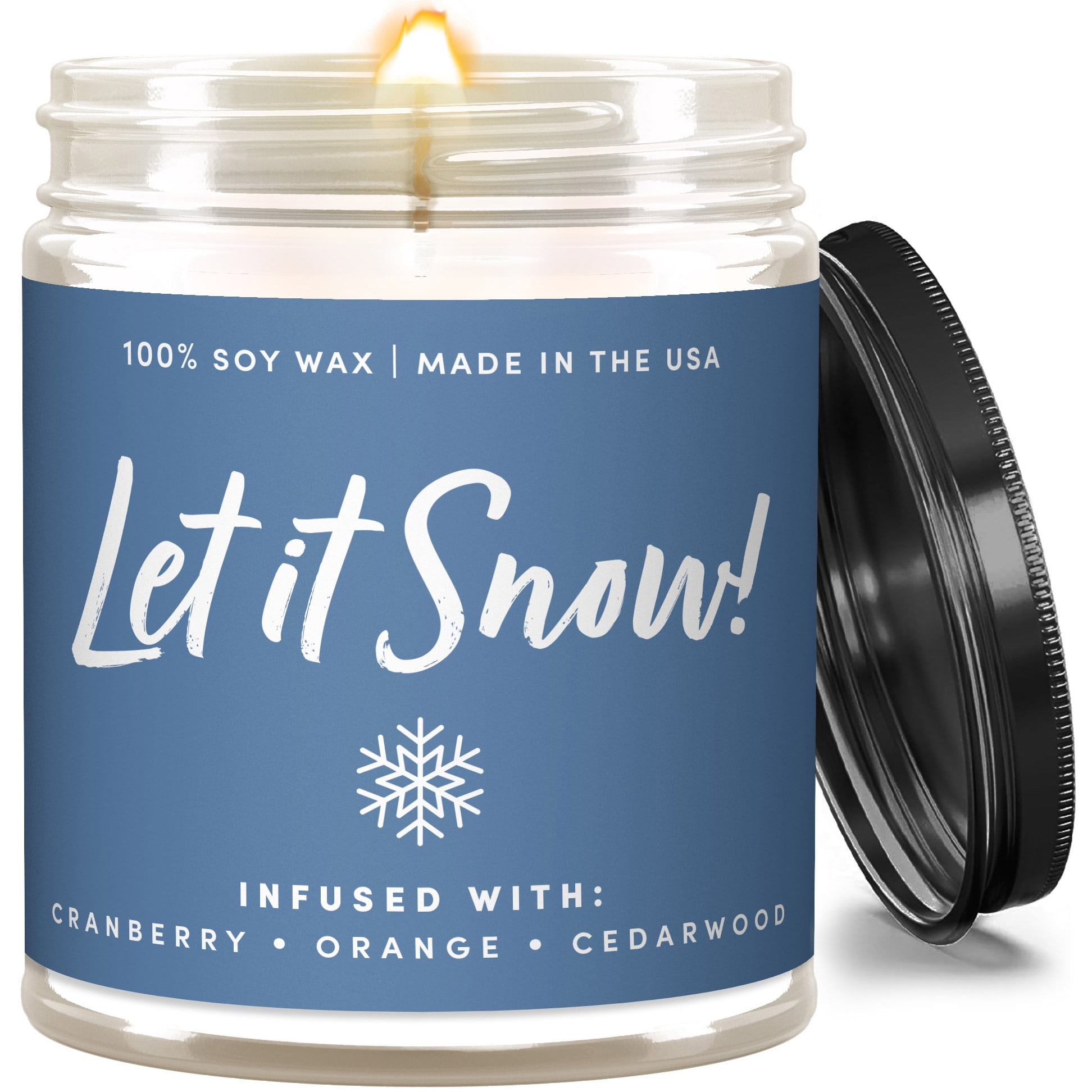 Christmas Candle, Let It Snow Candle, Christmas Scented Candles, Winter ...